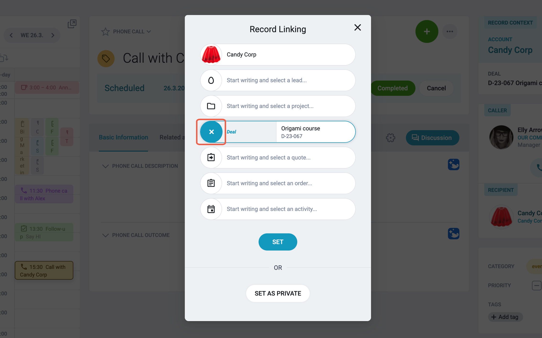 Linking Record Raynet Crm Basics And Tutorials