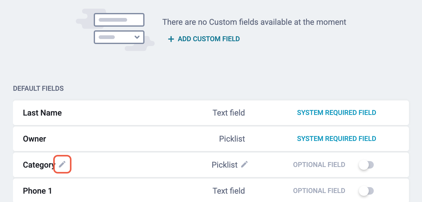 Renaming Category and Classification – Raynet CRM Basics and Tutorials