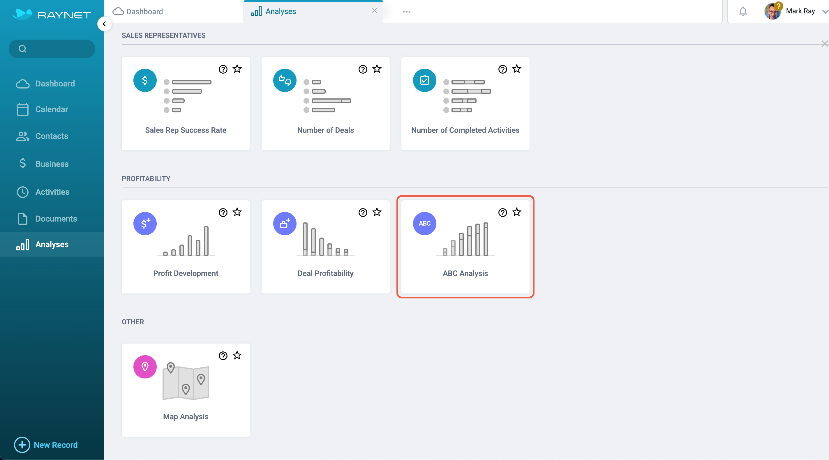 Abc Analysis Raynet Crm Basics And Tutorials